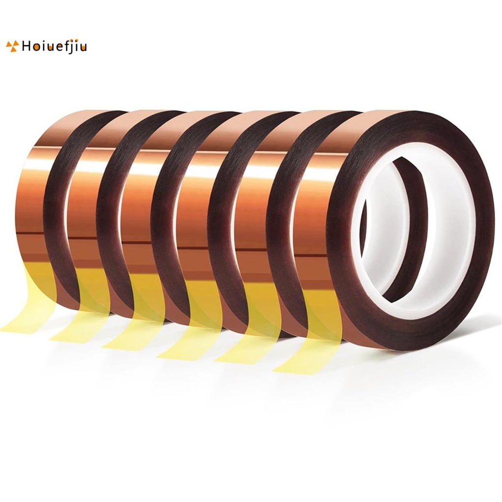 6 Rolls 10mm X33m Heat Tape High Temperature Heat Resistant Tape Heat ...