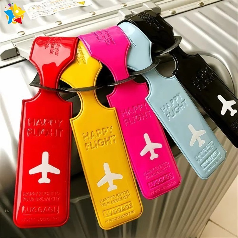 PVC Strip Identification Luggage Tags Boarding Pass Portable Checked ...