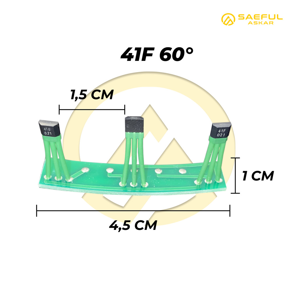 Hall Sensor PCB Board 41F 60 Magnet Motor E-Bike Electric Bicycle ...