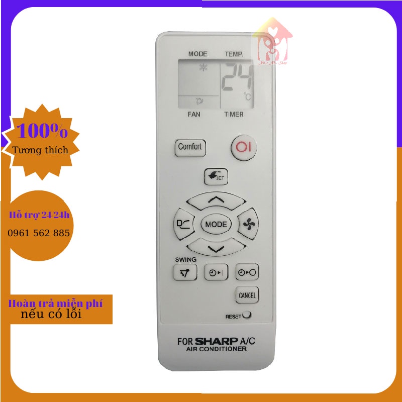 Remote control air conditioner sharp crmc-a907jbez (less button) 1 month renewal warranty ...