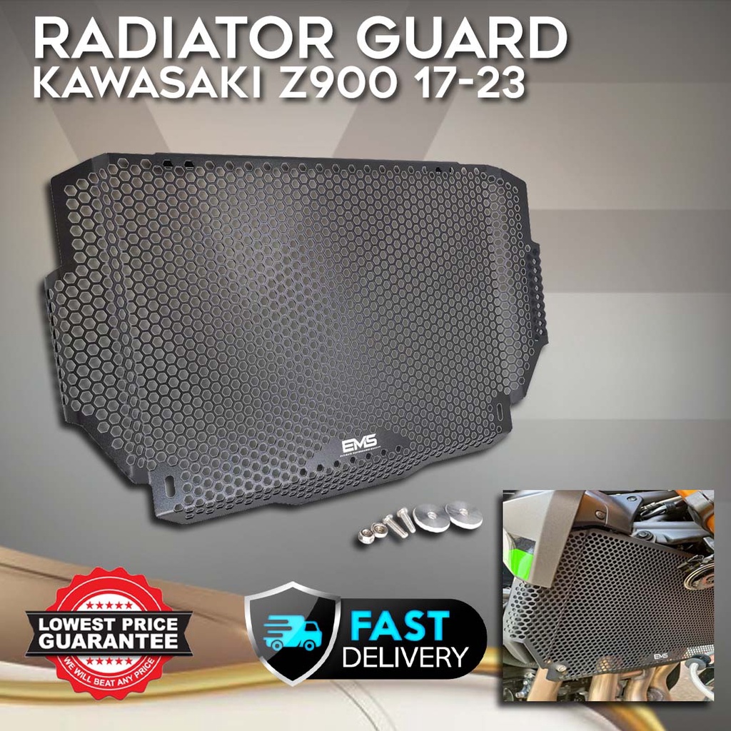 EMS RADIATOR COVER KAWASAKI MODENAS Z900 COOLENT PROTECTOR MOTORCYCLE ...
