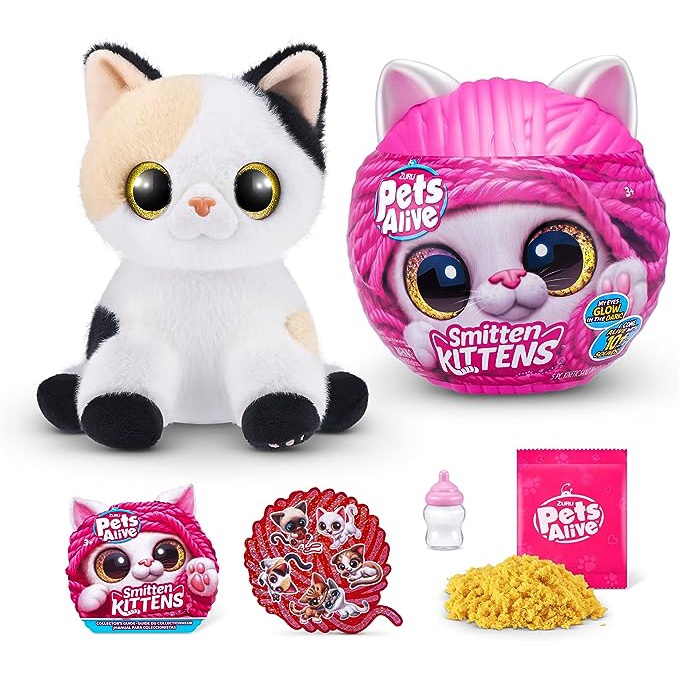 Pets Alive Smitten Kittens Surprise (Calico Cat Minx)ZURU Nurture Play ...