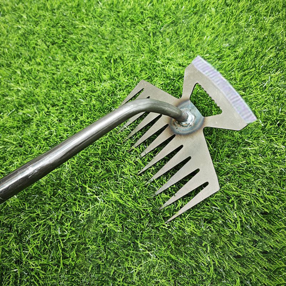 2 In 1 Hand Weed Remover Ergonomic Handle Manual Loose Soil Weeder ...