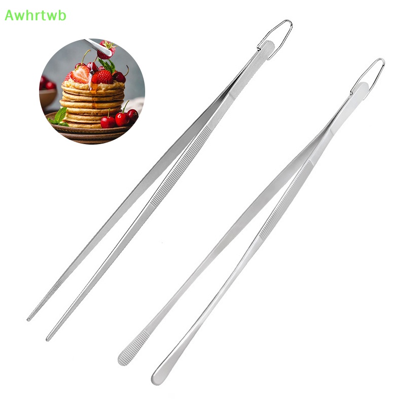 Awhrtwb 30CM Kitchen Tweezers Fine Tweezer Tongs Extra-Long Stainless ...