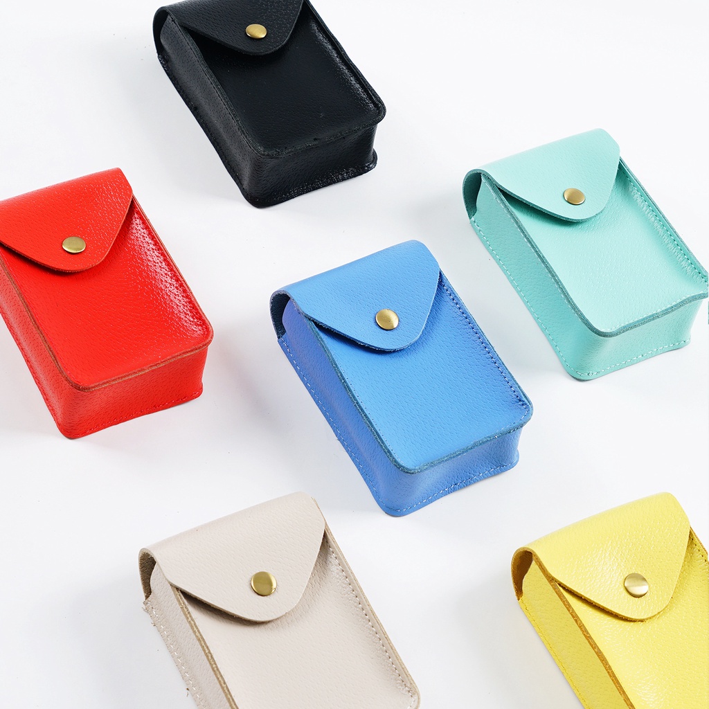 GENODERN First Layer Cowhide Sundries Storage Bag | Shopee Malaysia