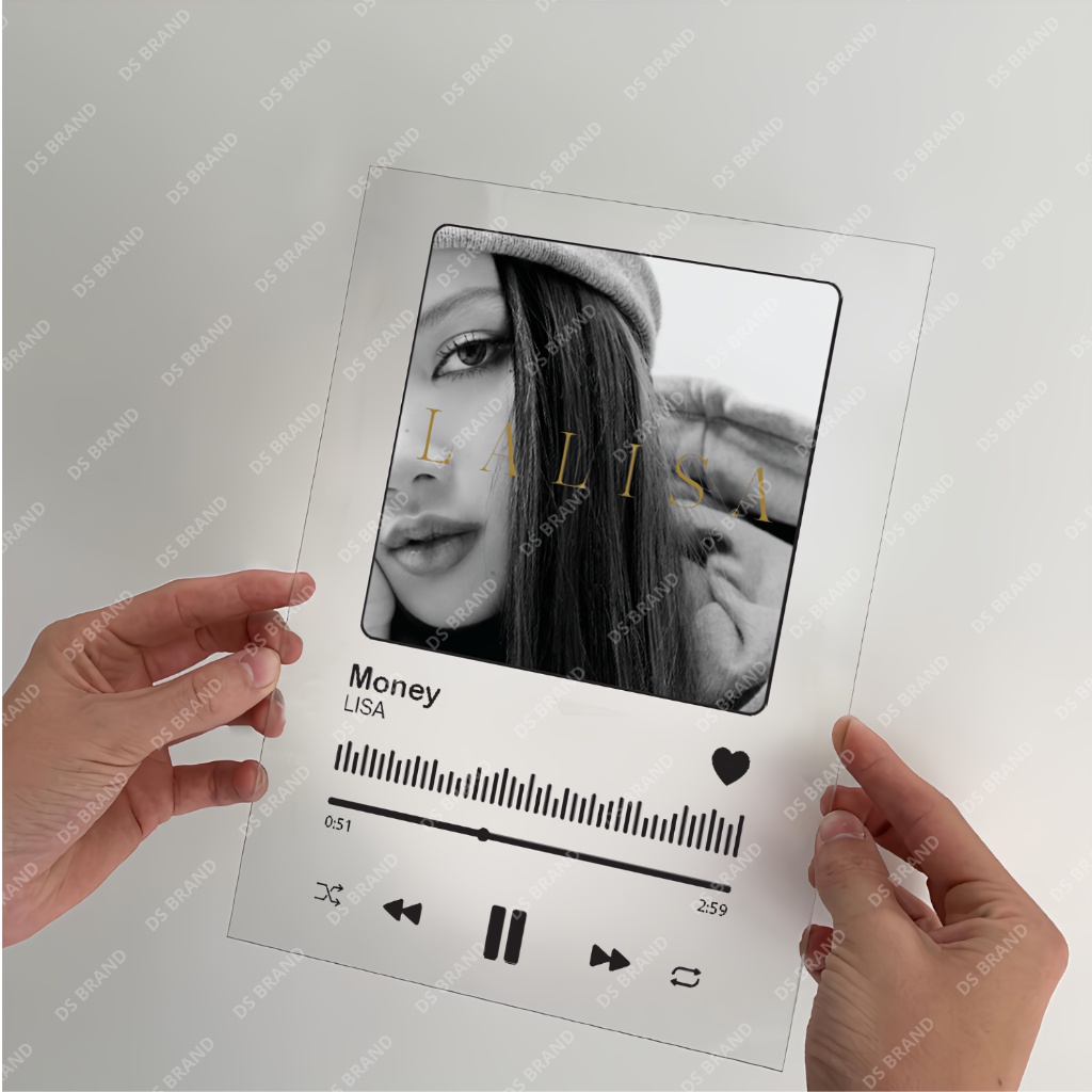 Plak Muzik Spotify / New 7 LED Colors Stand[A6/A5/A4 saiz] Music ...