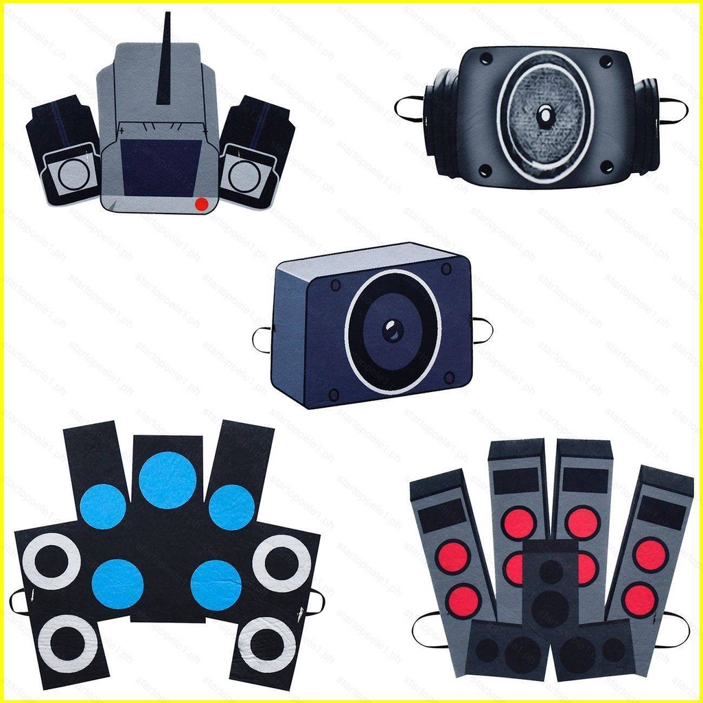YYDS Kids Skibidi Toilet Cosplay Mask Halloween Decor Titan Speakerman ...