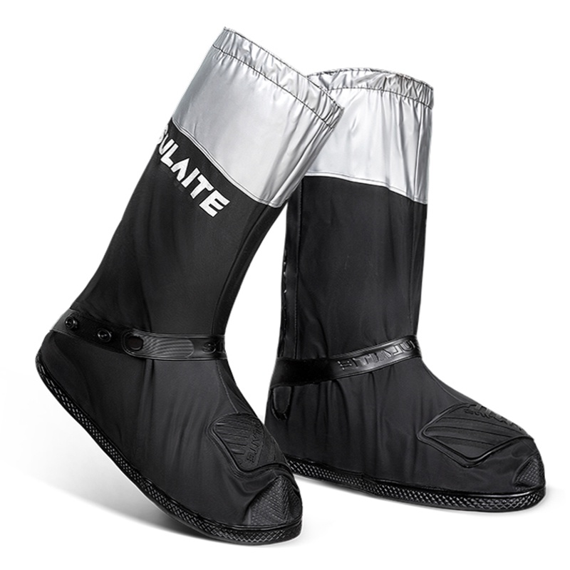 SULAITE Motorcycle Rain Waterproof Shoe Cover Anti-slip Footwear Moto ...