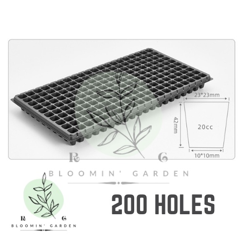 21 32 50 72 104 105 128 200 Holes Seedling Tray Plastic Nursery Tray ...