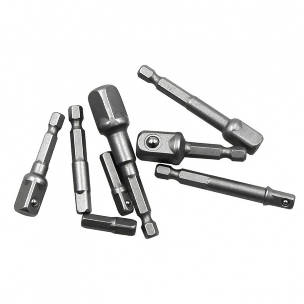 Socket Adapter Bit Adapter Home 1/2 3/8 1/4 1/4in 2/3/8pcs Drill Hex ...