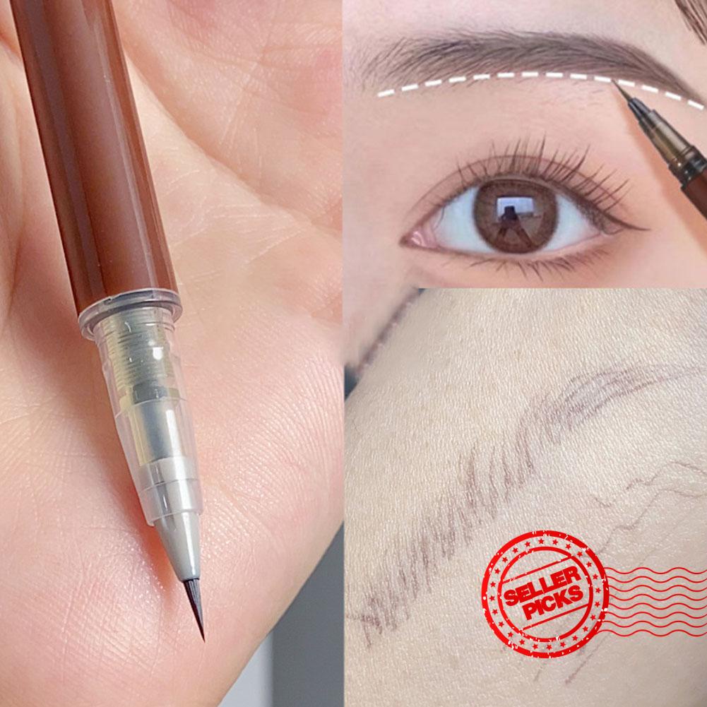 Biya Liquid Waterproof Eyebrow Pencil Ultra Fine Sweat Lazy Eyeliner ...