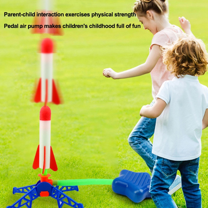 LED Skyrocket Flying Blaster Rocket Launcher Children Flash Rocket ...