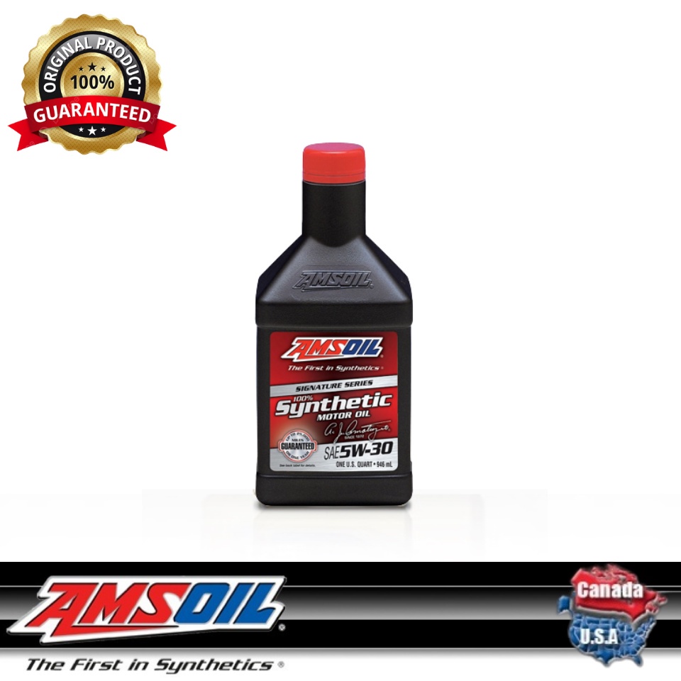 AS-2-ASL-QT Original AMSOIL SIGNATURE SERIES 5W30 100% SYNTHETIC MOTOR ...