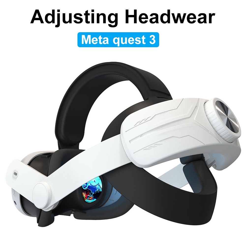 for Meta Quest 3 VR Headset Adjustable Head Strap Comfortable ...