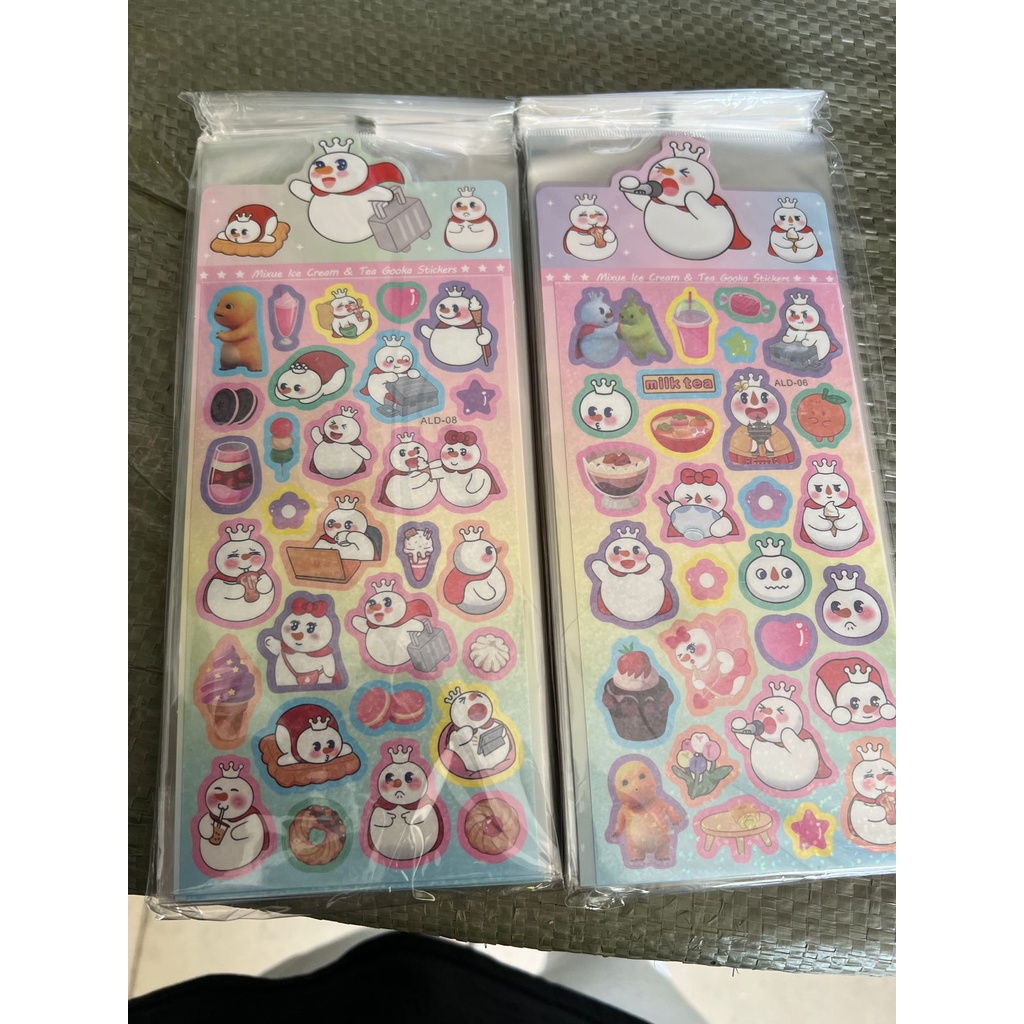 Mixue brand stickers per 1 sheet 1 pack contains 20 sheets mixue ...
