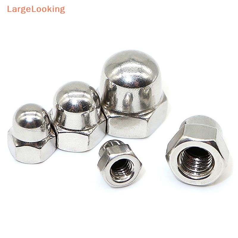 [LargeLooking] 10PCS Marine Grade Metric Decorative Hexagon Cap Dome ...