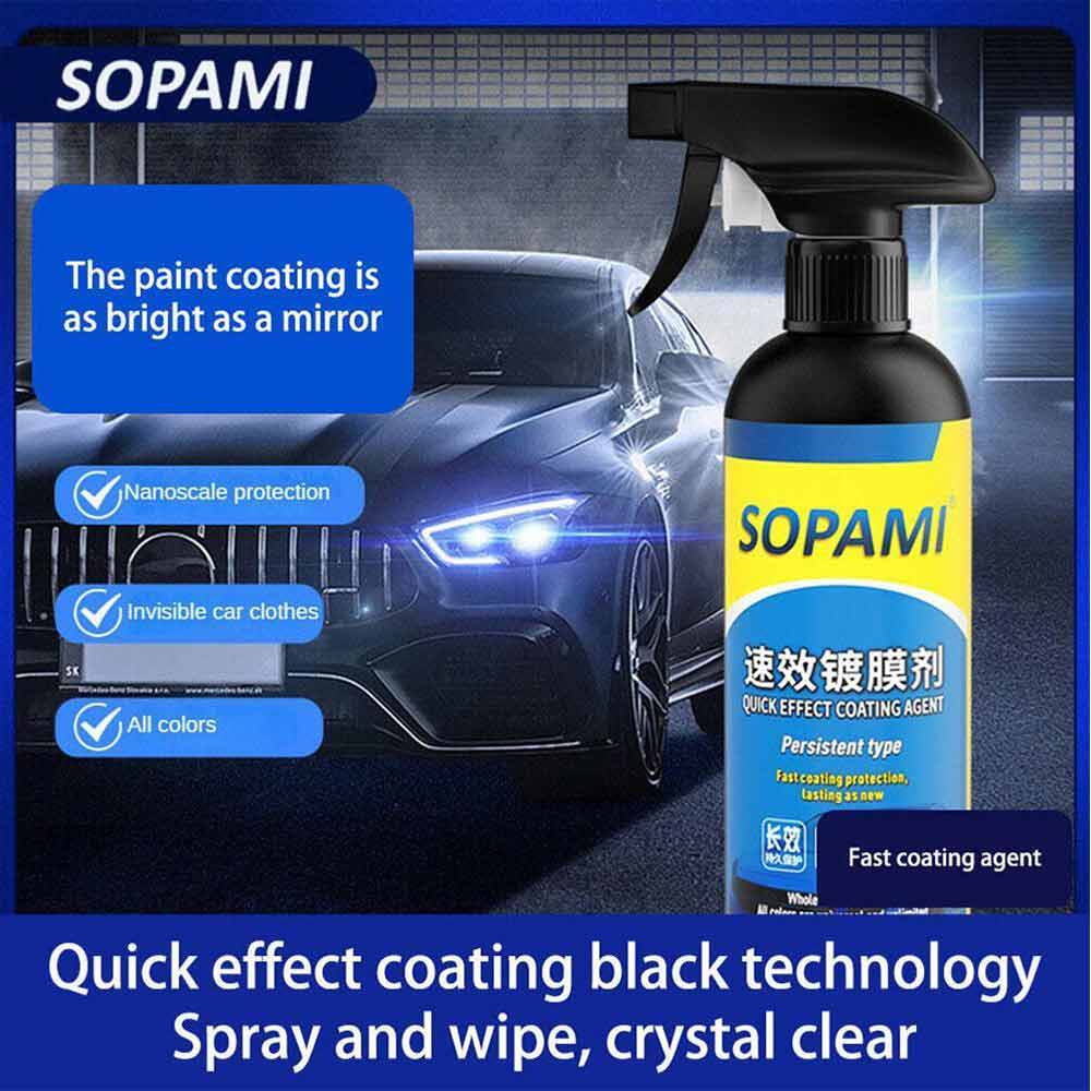 Sopami Car Coating Spray, Sopami Oil Film Cleaning Emulsion | Shopee ...