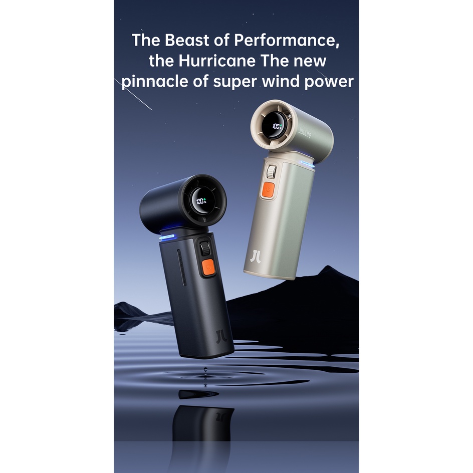 JisuLife FA55 Handheld Fan Ultra1 | 75000RPM | 9000mAh 3-in-1 ...