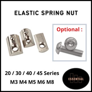 Elastic Spring Ball Nut Half Round Nut Aluminium Profile 2020 2040 3030 ...