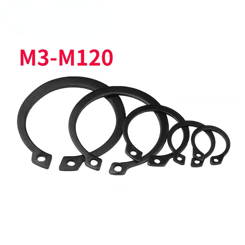 [XNY] M3-m120 Iron Black Shaft Clip Outer Clamp Shaft Buckle Bearing ...