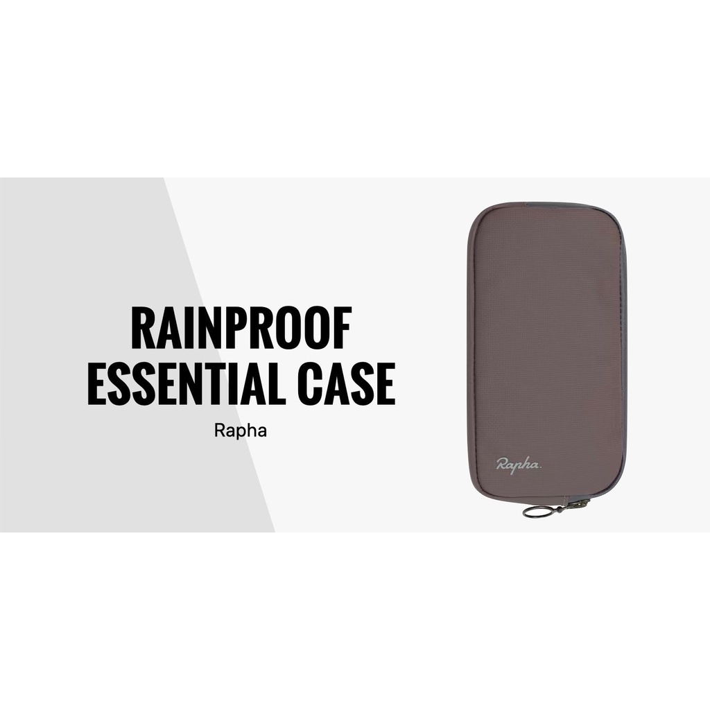 RAPHA RAINPROOF ESSENTIALS CASE - LARGE - MUSHROOM / SILVER AUTHENTIC | Shopee Malaysia