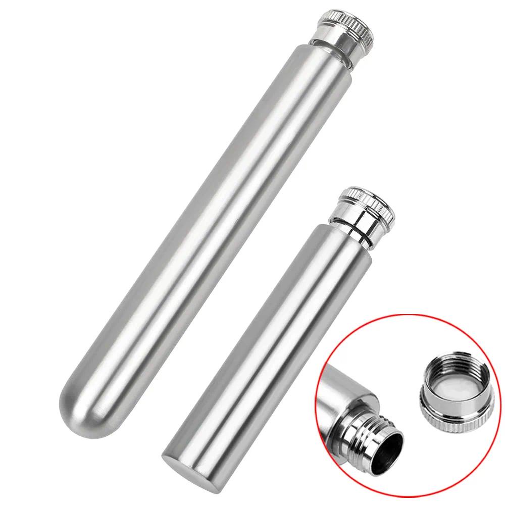 1/1.5 OZ Mini Stainless Steel Hip Flasks for Whisky Hidden Wine Bottle ...