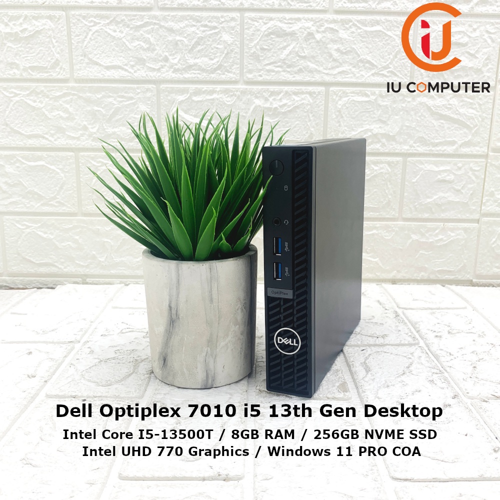 DELL OPTIPLEX 7010 MICRO INTEL CORE I5-13500T 8GB RAM 256GB NVME SSD ...