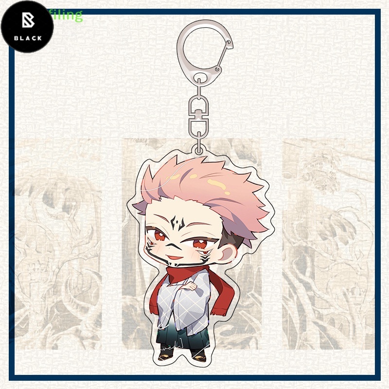 BL widefiling Anime Jujutsu Kaisen Keychain Gojo Satoru Fushiguro ...
