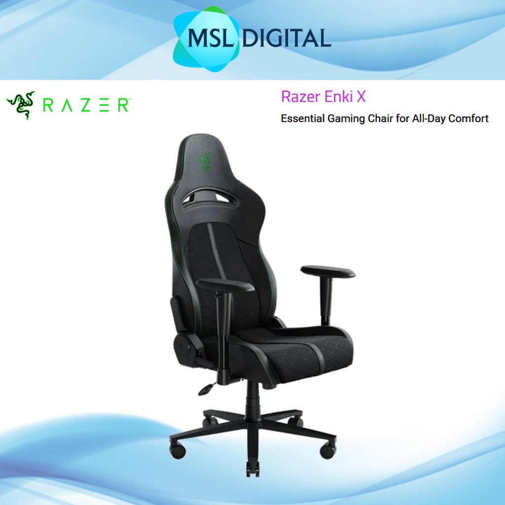 Razer Enki X - Essential Gaming Chair for All-Day Comfort | Shopee Malaysia