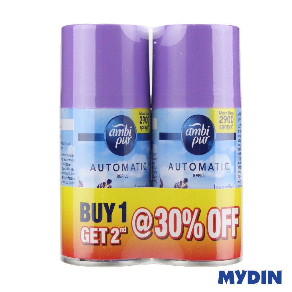 Ambi Pur InstantMatic Spray Refill Lavender Breeze (2 x 250ml) | Shopee ...