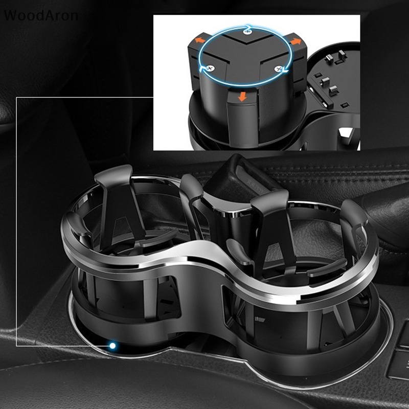 [WoodAron] Two-hole Water Cup Holder 2023 Car Multi-function Car With ...