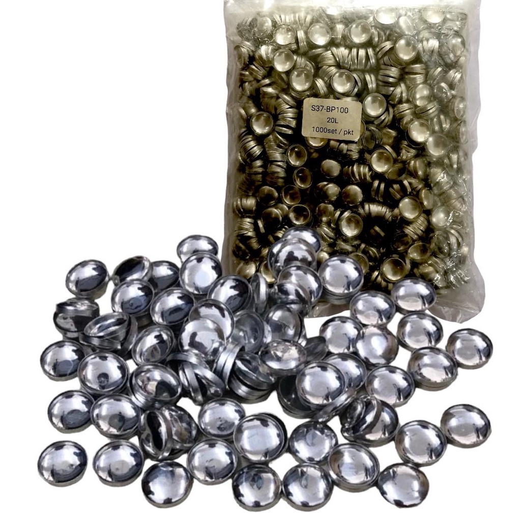 (1000pcs)butang bungkus leper/butang bungkus | Shopee Malaysia