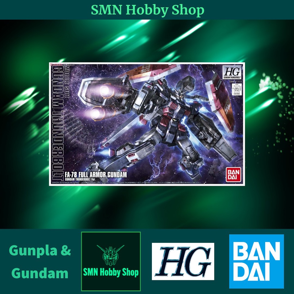 HG 1/144 FA-78 Full Armor Gundam Thunderbolt Ver Gunpla Gundam Toys Plastic Model Kit [HGGT ...