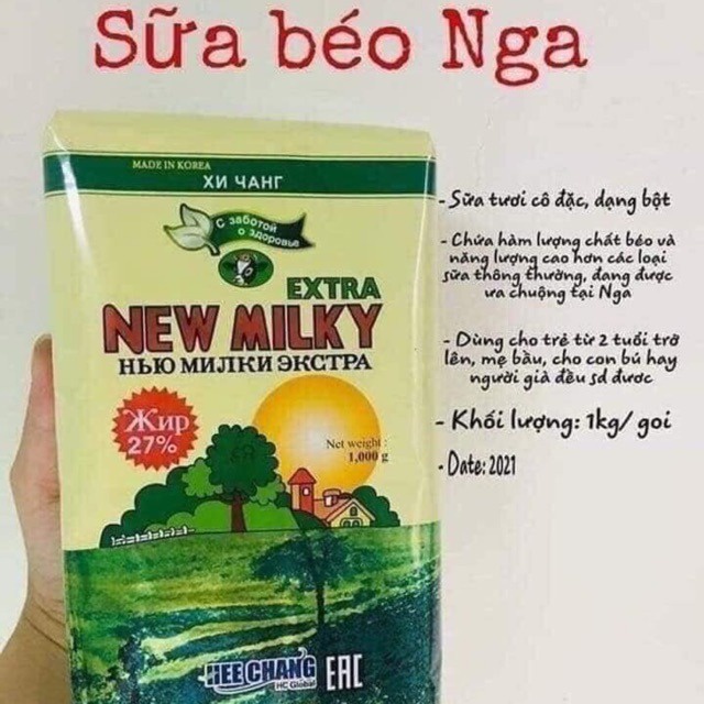 [100% Genuine] New Milky Extra Russian Fat Milk 1kg Extremely good ...