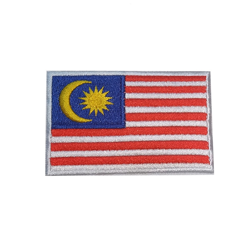 Southeast Asian Countries Flags of World Embroidered Velcro Singapore Malaysia Thailand Vietnam ...