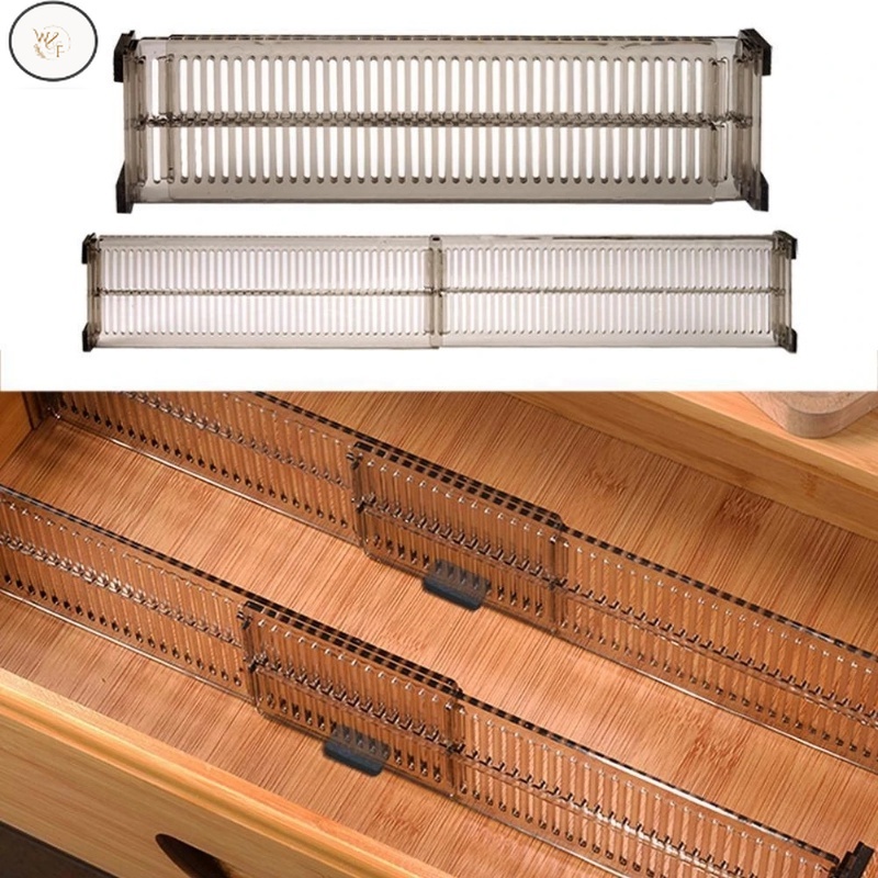 WF 2Pcs Multifunctional Adjustable Drawer Cabinet Storage Partition ...