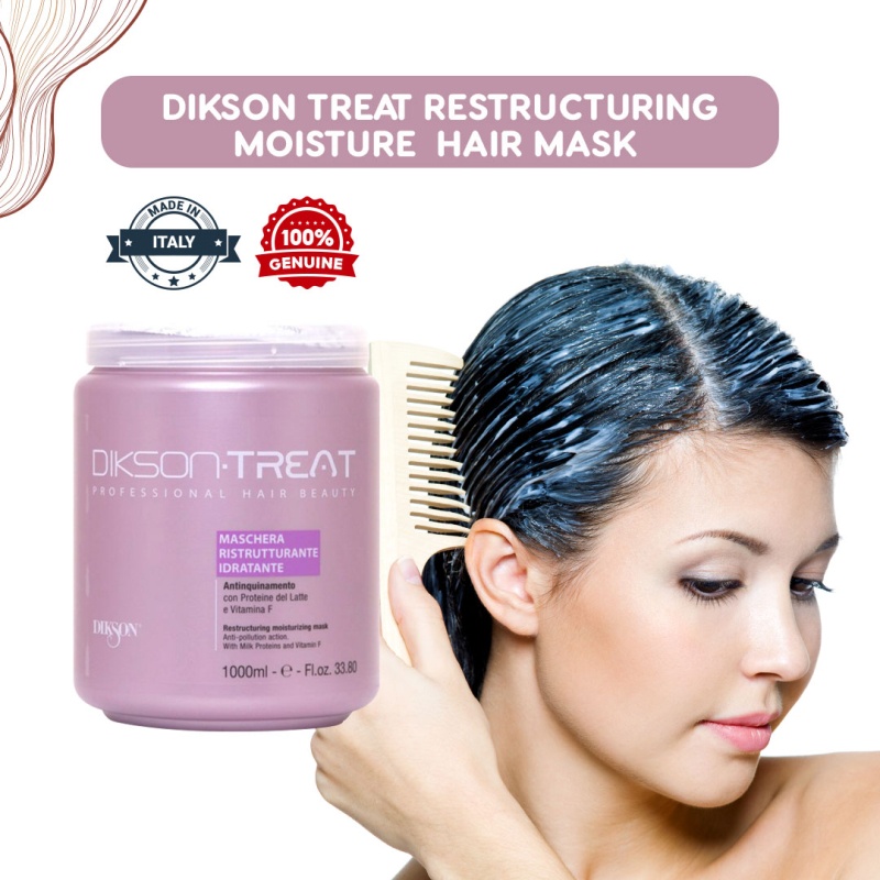 Dikson Treat Restructuring Moisture Hair Mask 1000ml | Topeng Rambut ...