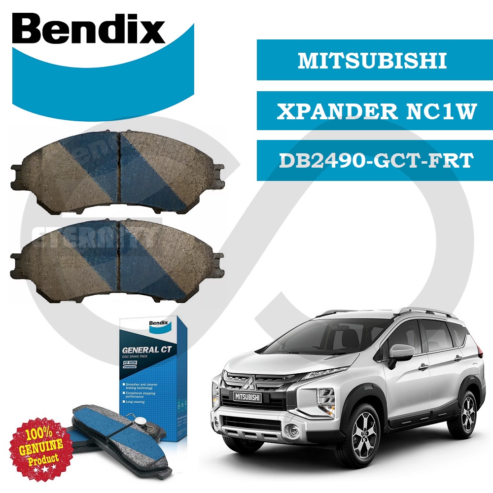 Original Bendix DB2490GCT Front Brake Pad - Mitsubishi Xpander 1.5 NC1W 2018-on | Shopee Malaysia