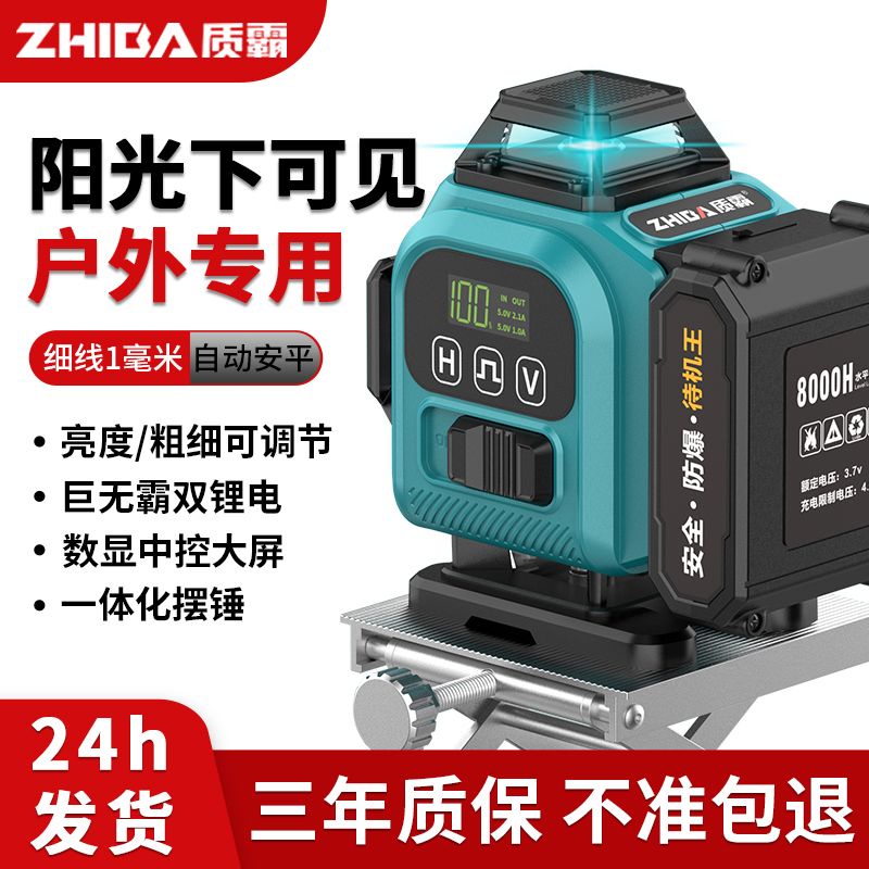 New Outdoor Strong Light Level Sticker Wall-Sticking 12-Line Green ...