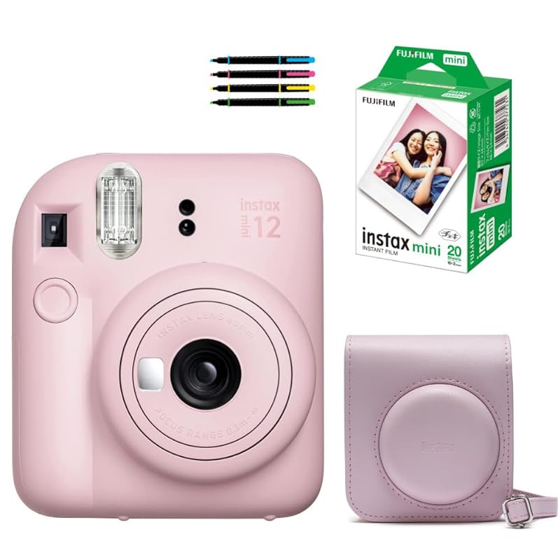 Fujifilm Instant Camera Cheki instax mini 12 (4-piece set) | Shopee ...