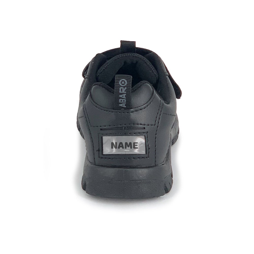 ABARO 2323N Anti-Bacterial School Shoes Black/Name Your Shoes/Super ...