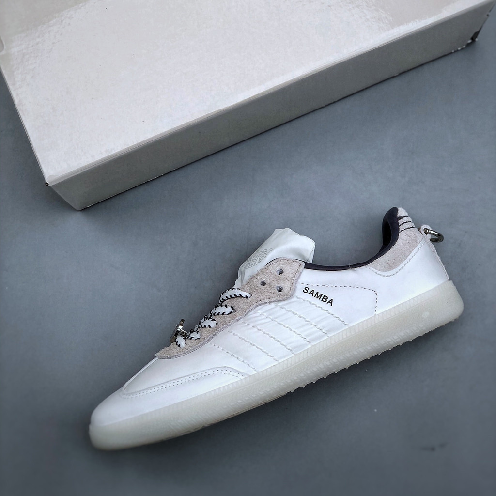 Wales Bonner X ad asal samba pelindung matahari putih kasut latihan ...