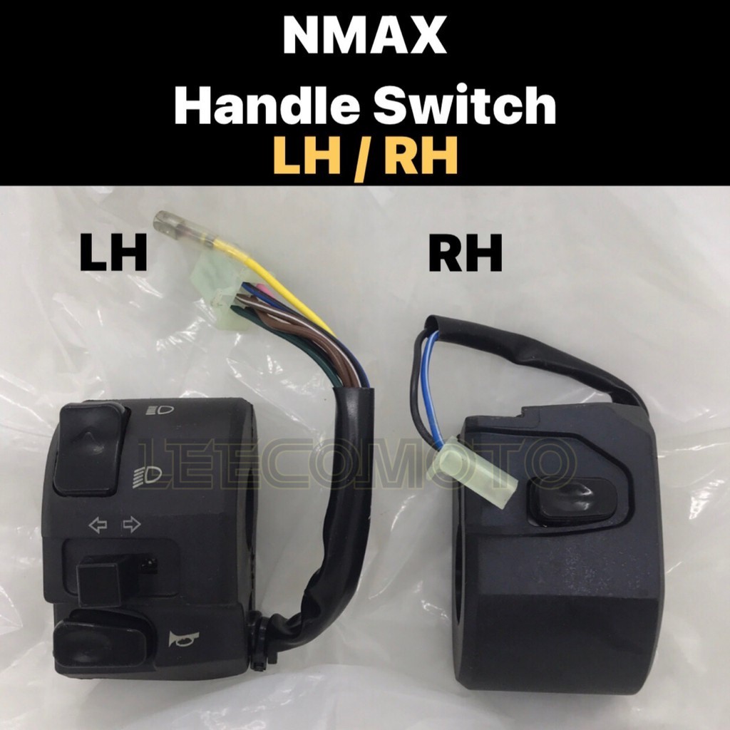 YAMAHA NMAX HANDLE SWITCH 0 SUIS SUIZ KIRI KANAN LH RH SIGNAL N-MAX N ...