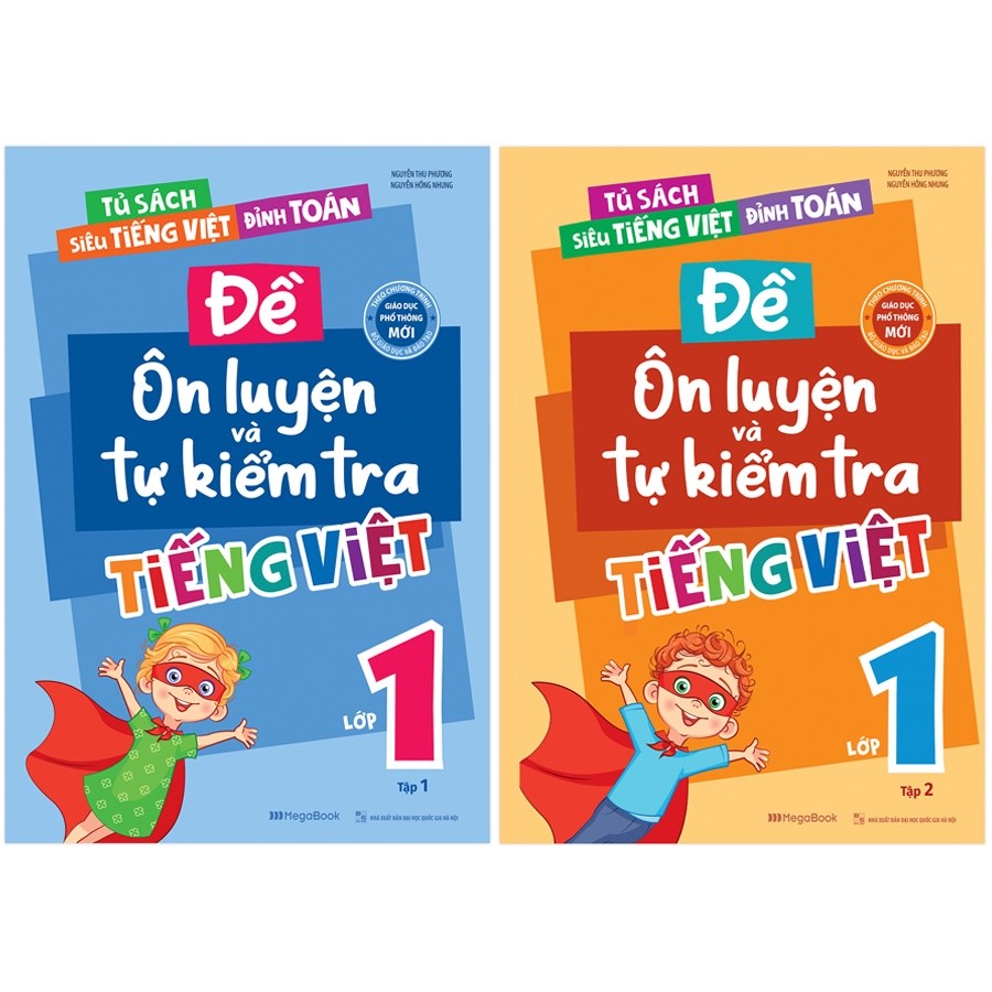 Combo Book for Vietnamese Review and Self-Test Grade 1 (2 Volumes ...
