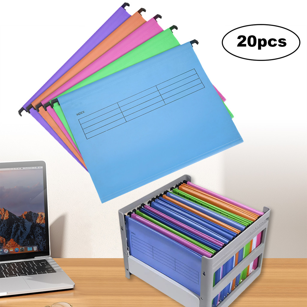 【Zaylily】20Pcs A4 Quick Labor Folder New Suspended Type with Hook ...