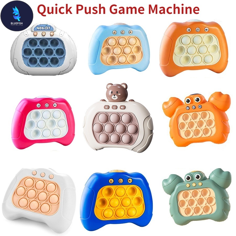 BF Quick Push Bubble Pop It Pro LED Game eletronic Machine Toys Boys ...