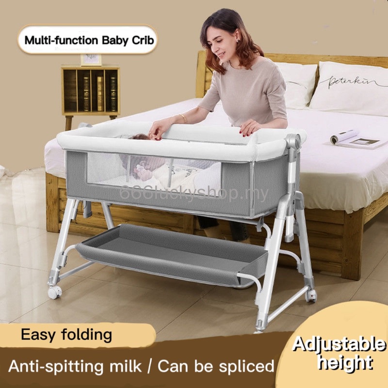 READY STOCK AT MALAYSIABaby Cot Portable Katil Baby Murah Cradle ...