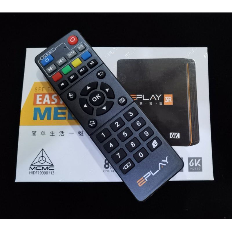 [ ORIGINAL ] Remote Control Eplay 3R Eplay 3R Plus TV BOX Controller [FREE BATTERY] | Shopee ...
