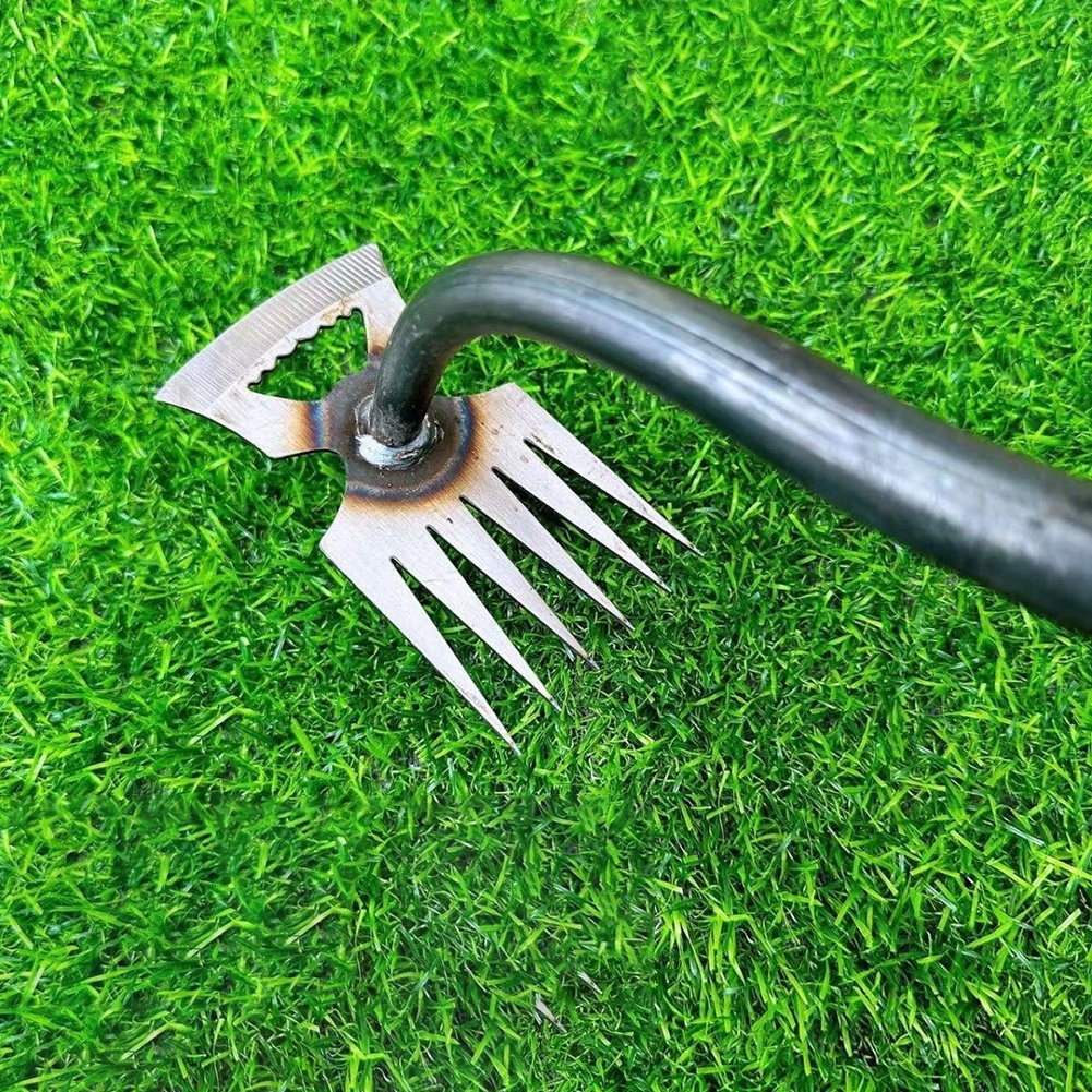 2 In 1 Hand Weed Remover Ergonomic Handle Manual Loose Soil Weeder ...