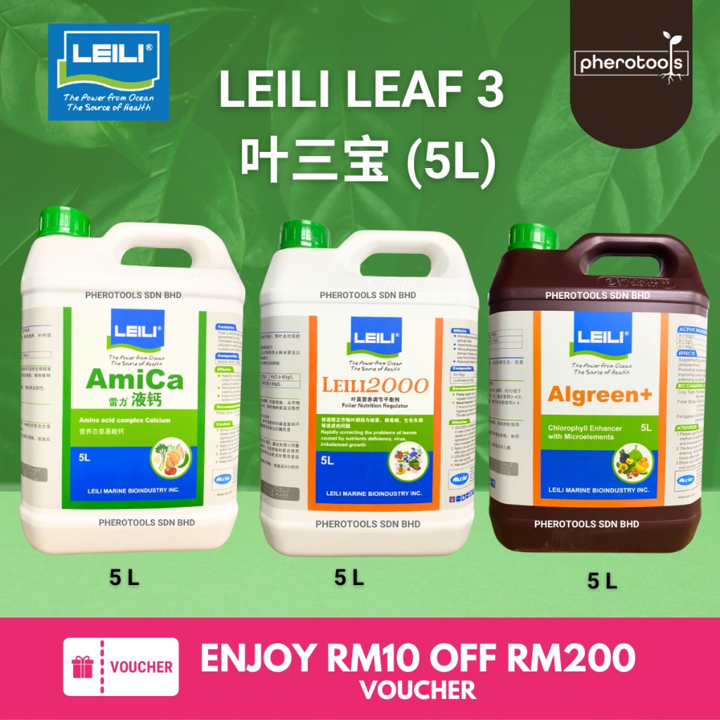 LEILI Foliar 3 (Leili 2000, AMICA & Algreen) LIGOPLEX (5L) - Baja ...